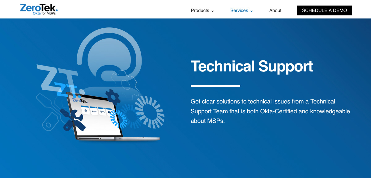 ZeroTek Support - for MSPs Protecting Customers with Okta